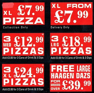 Menu at Emparo Pizza pizzeria, London, 1 Stroud Green Road