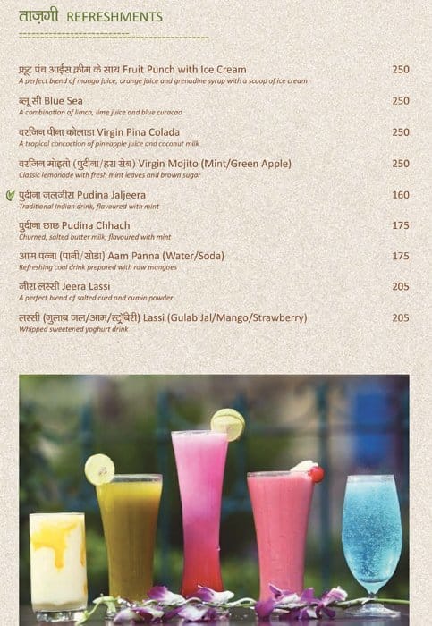 Veg Gulati Menu, Menu for Veg Gulati, Pandara Road Market, New Delhi ...