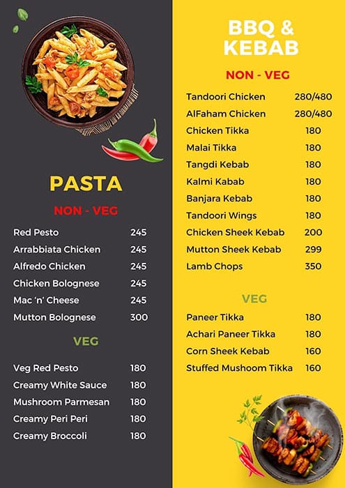 Menu of Chicken Street, Anna Nagar West, Chennai