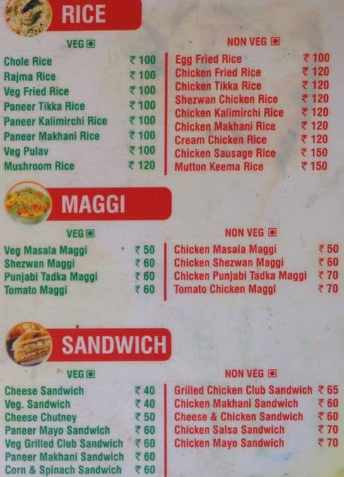 Menu at Roll Point by Wraps And Rice, Indore, 35 Saket Square
