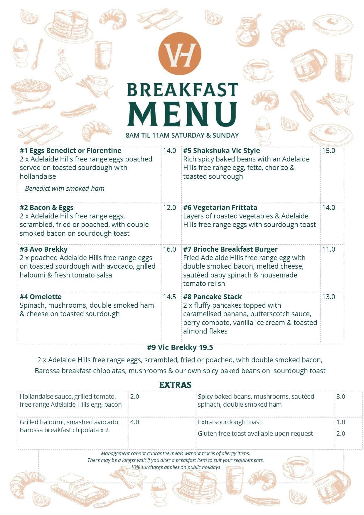 Menu at Victoria Hotel-Strathalbyn pub & bar, Strathalbyn