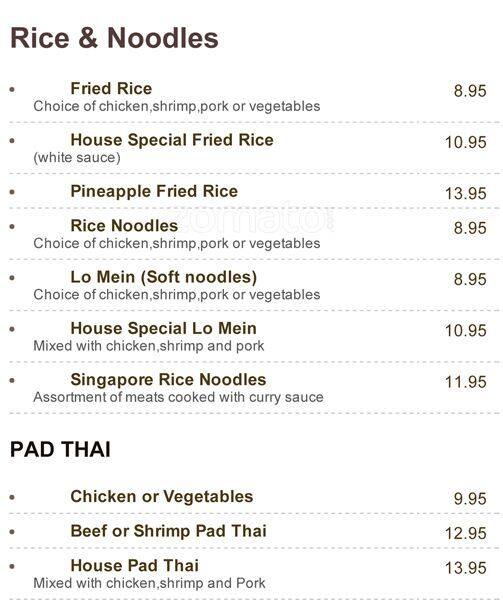 Menu at Koto Grill & Sushi restaurant, Salem