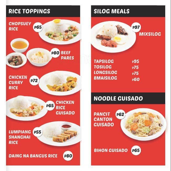 Menu at Joe Kuan restaurant, Las Pinas, Starmall Pamplona Dos / Starmall Alabang-Zapote Rd Cor C ...
