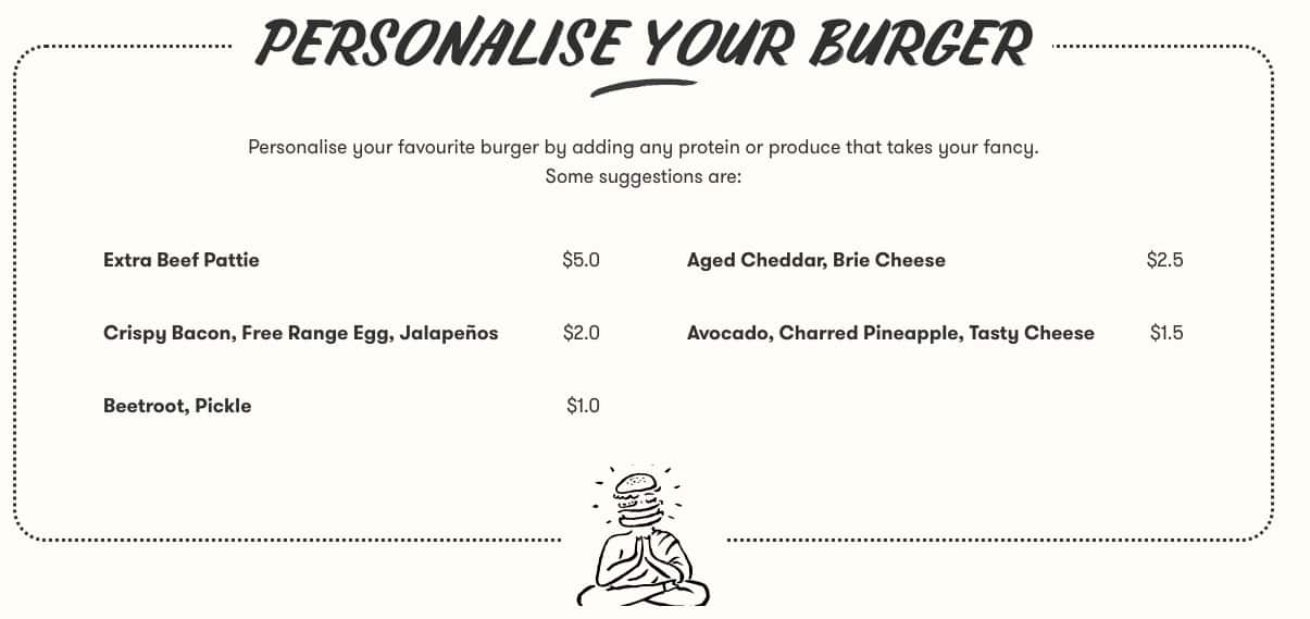 Menu at Grill'd restaurant, Rockingham, Rockingham Shopping Centre