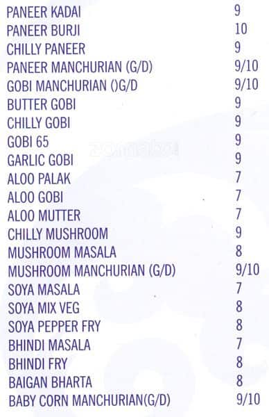 Menu at Alka Ammas Restaurant, Dubai