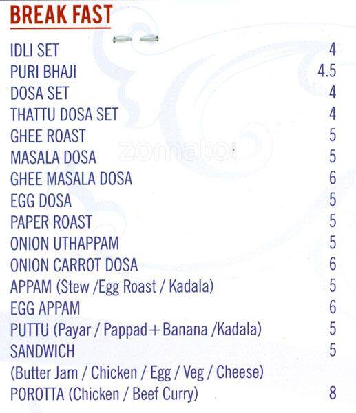 Alka Ammas Restaurant Menu, Menu for Alka Ammas Restaurant, Meena ...