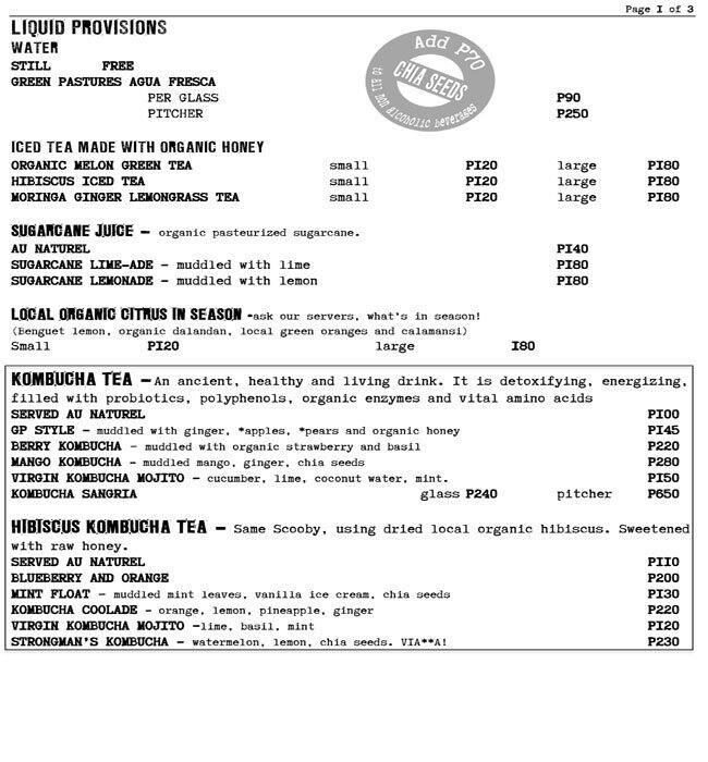 Green Pastures Restaurant Manila
