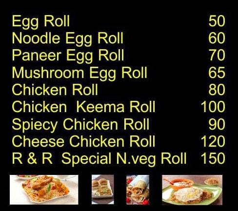 Menu of Rolls & Rice, Vasai, Mumbai