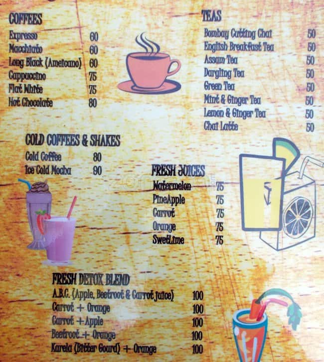 Menu at The Street - Cafe Barreau, Pune, Ghorpadi Mundhwa Road