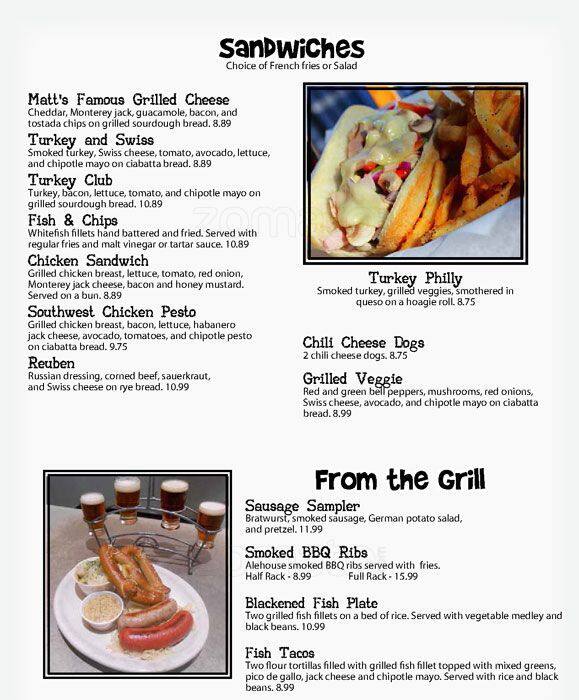 Menu at Westside Alehouse pub & bar, Round Rock, N Interstate 35 ...