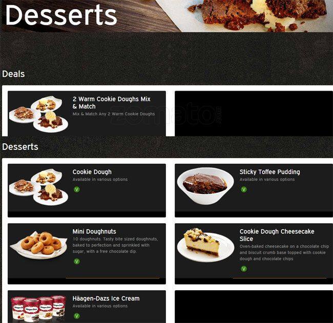 Menu at Pizza Hut pizzeria, Birmingham, 135