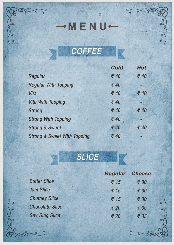 Danny's Coffee Bar Menu, Menu for Danny's Coffee Bar, Navrangpura ...