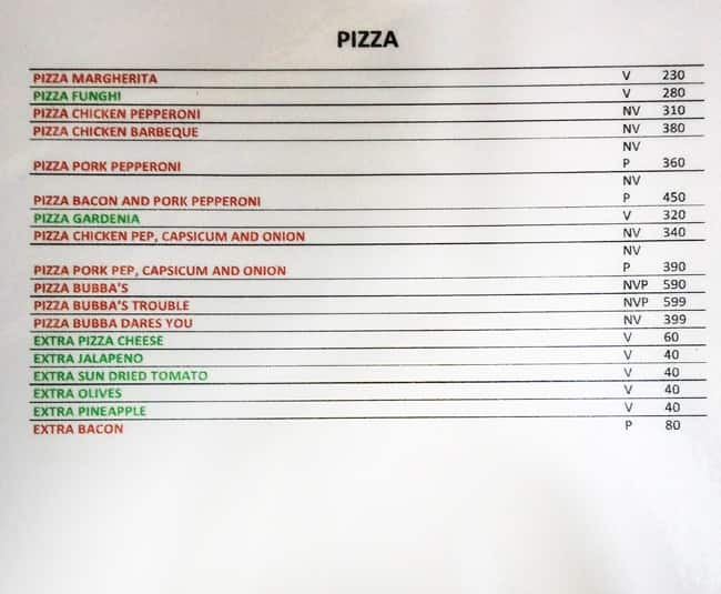 Menu of Vicki's, Bizz Bay Mall, NIBM Road, Pune
