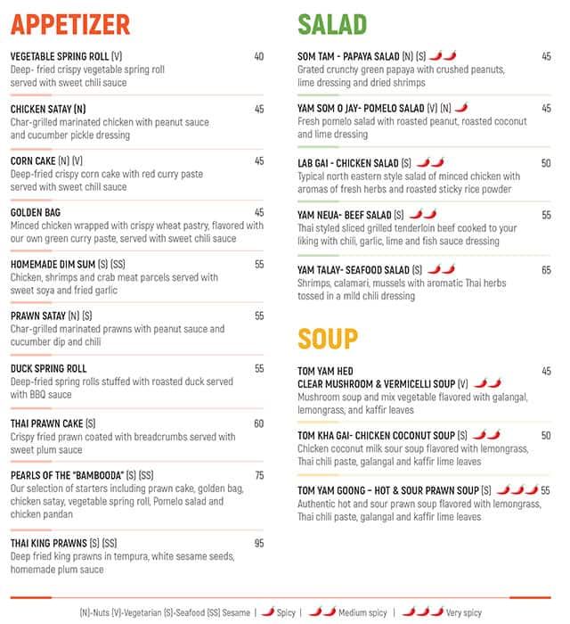 Menu of Bambooda- Mӧvenpick Grand Al Bustan, Al Garhoud, Dubai