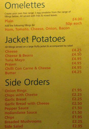 Menu at Running Horses pub & bar, Erith