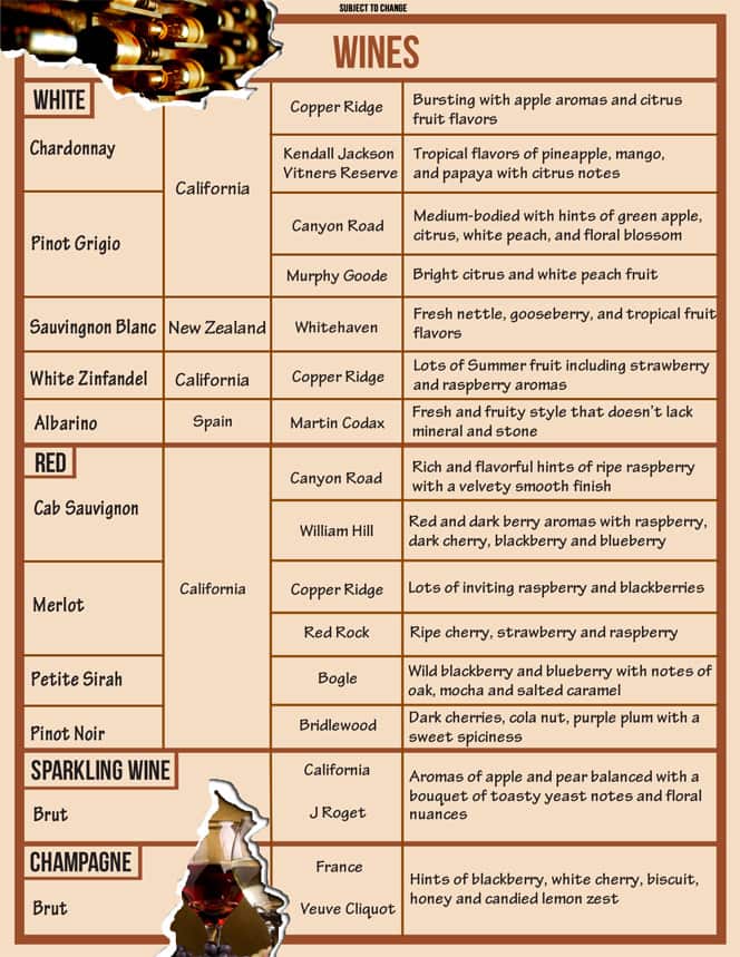 Menu at Half Wall pub & bar, DeLand