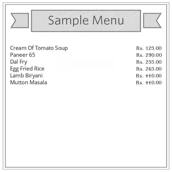 Menu at The Spicy Venue (CLOUD KITCHEN), Hyderabad