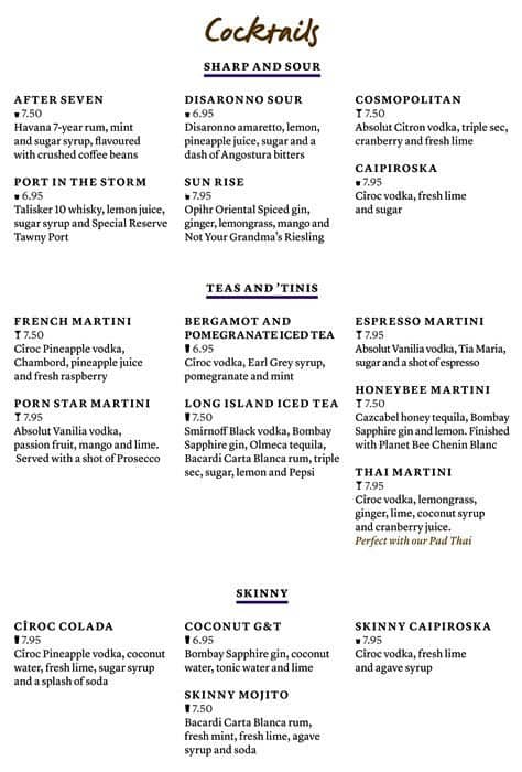 Menu at All Bar One Birmingham Airport Landside, Birmingham, International