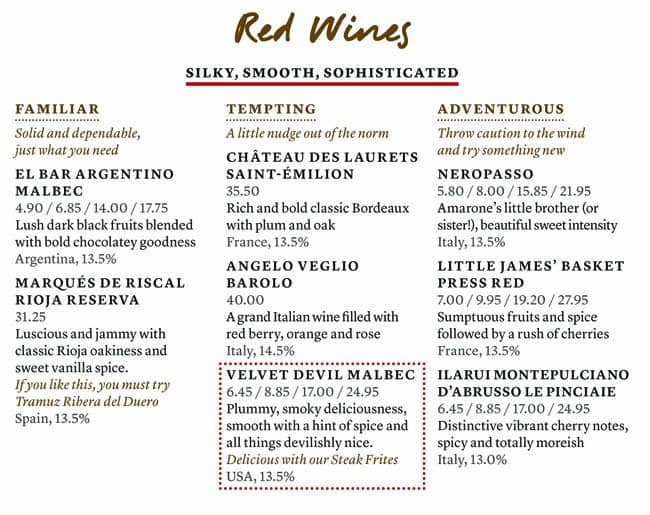 Menu at All Bar One Birmingham Airport Landside, Birmingham, International