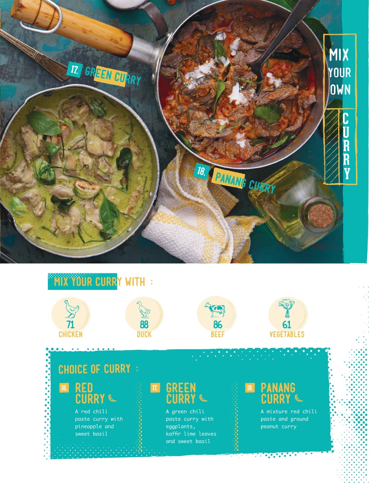 Menu at Tom Tom restaurant, Jakarta