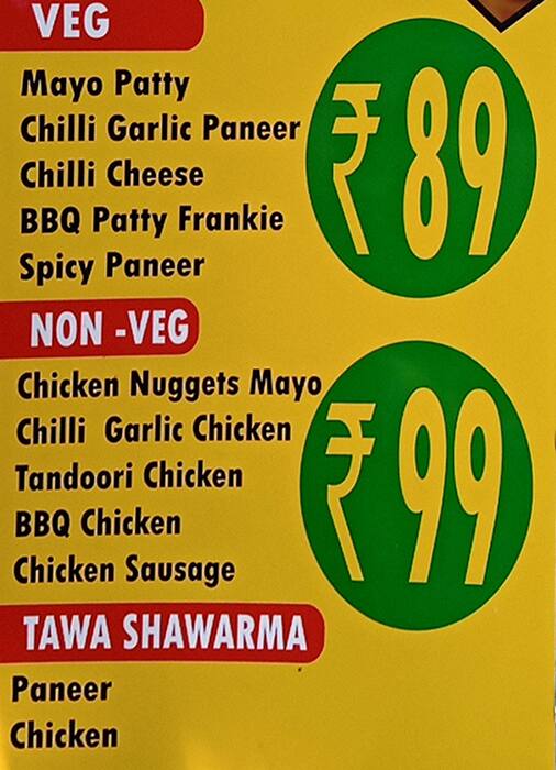 Menu at 11 to 11 Chennai - The Bread Station, Chennai