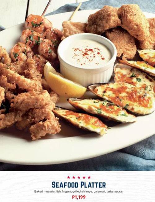 Menu at Tender Bobs restaurant, San Juan