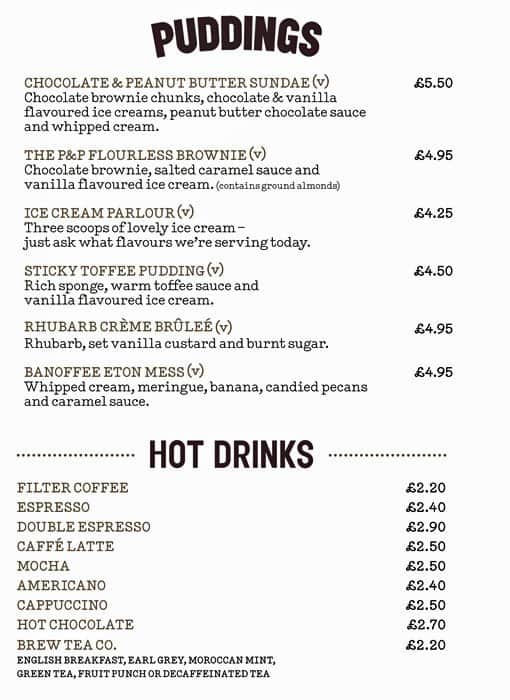 Menu at Pitcher & Piano Birmingham pub & bar, Birmingham, Eleven ...