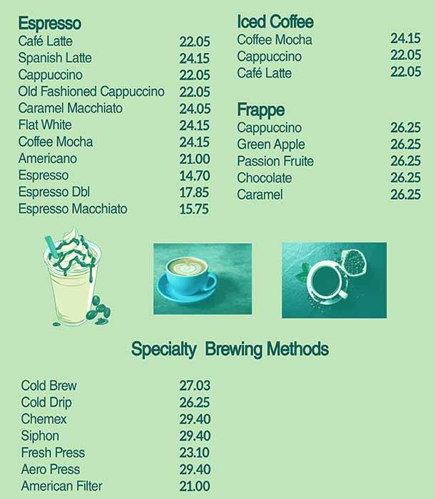 Menu at ILA Restaurant & Cafe, Dubai