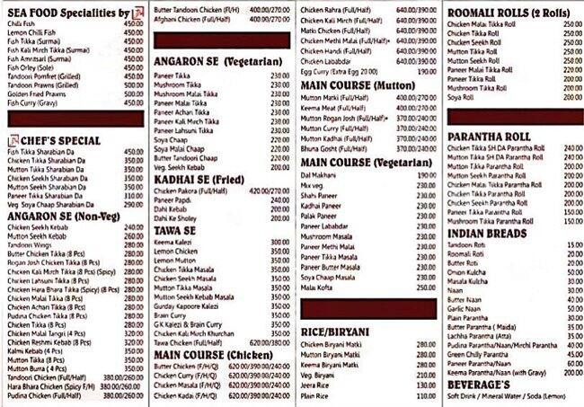 Tikka Junction Menu, Menu for Tikka Junction, Kamla Nagar, New Delhi ...