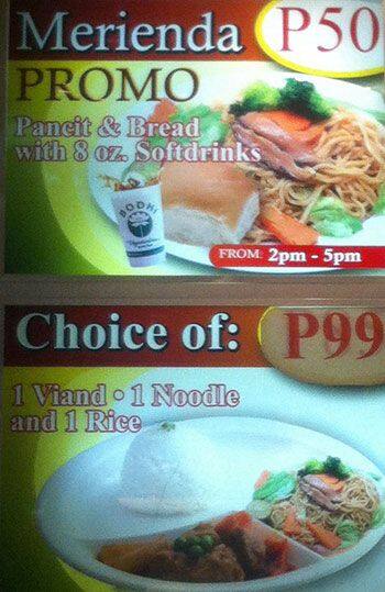Menu at Bodhi Vegetarian Restaurant, Quezon City, 878 Banawe St