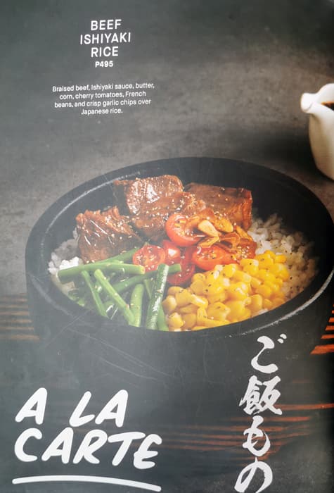 Menu at Ippudo restaurant, Quezon City, Unit# R1 - L1 - 018