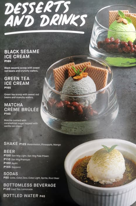 Menu at Ippudo, Makati, Powerplant Mall Hidalgo Drive