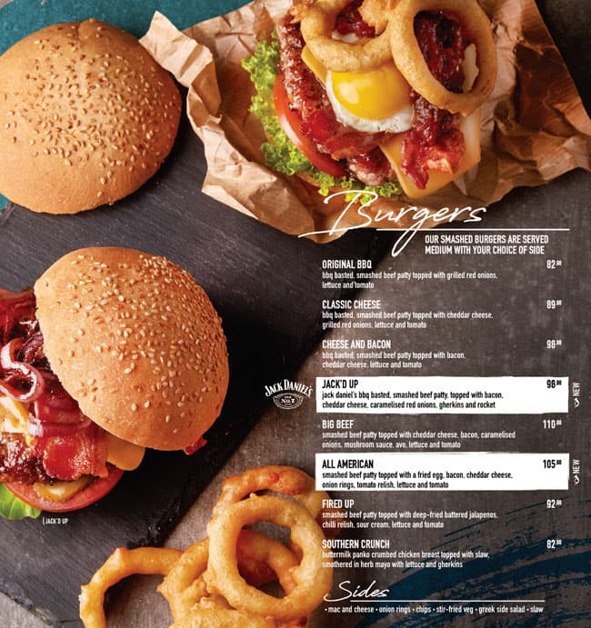 Menu at News Cafe Town Square, Roodepoort