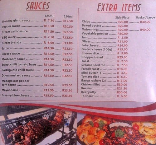Menu at Grafters Tavern - What’s the Rush! pub & bar, Pretoria