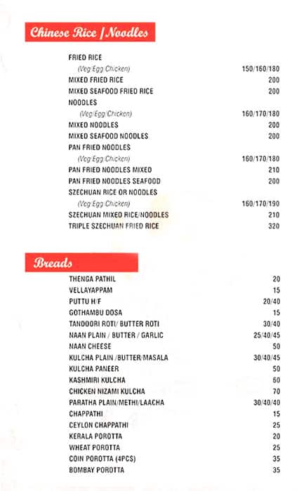 Menu at Alibaba & 41 Dishes 'n Bab Arabia, Angamaly, Angamaly