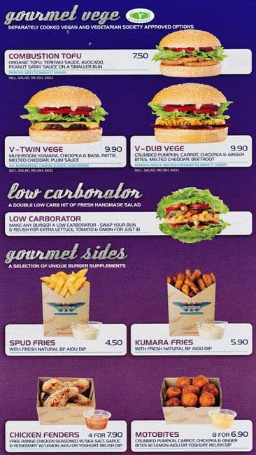 Menu at BurgerFuel Mount Maunganui fast food, Tauranga, 330 Maunganui Rd