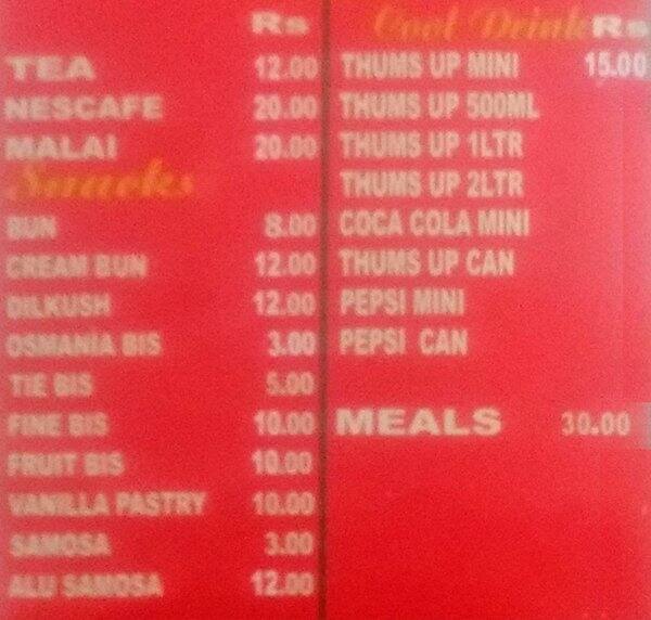 Light Sun Cafe Menu, Menu for Light Sun Cafe, Sanath Nagar, Hyderabad ...