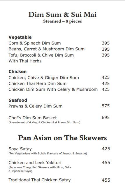 Lotus Pond Menu, Menu for Lotus Pond, New Friends Colony, New Delhi ...