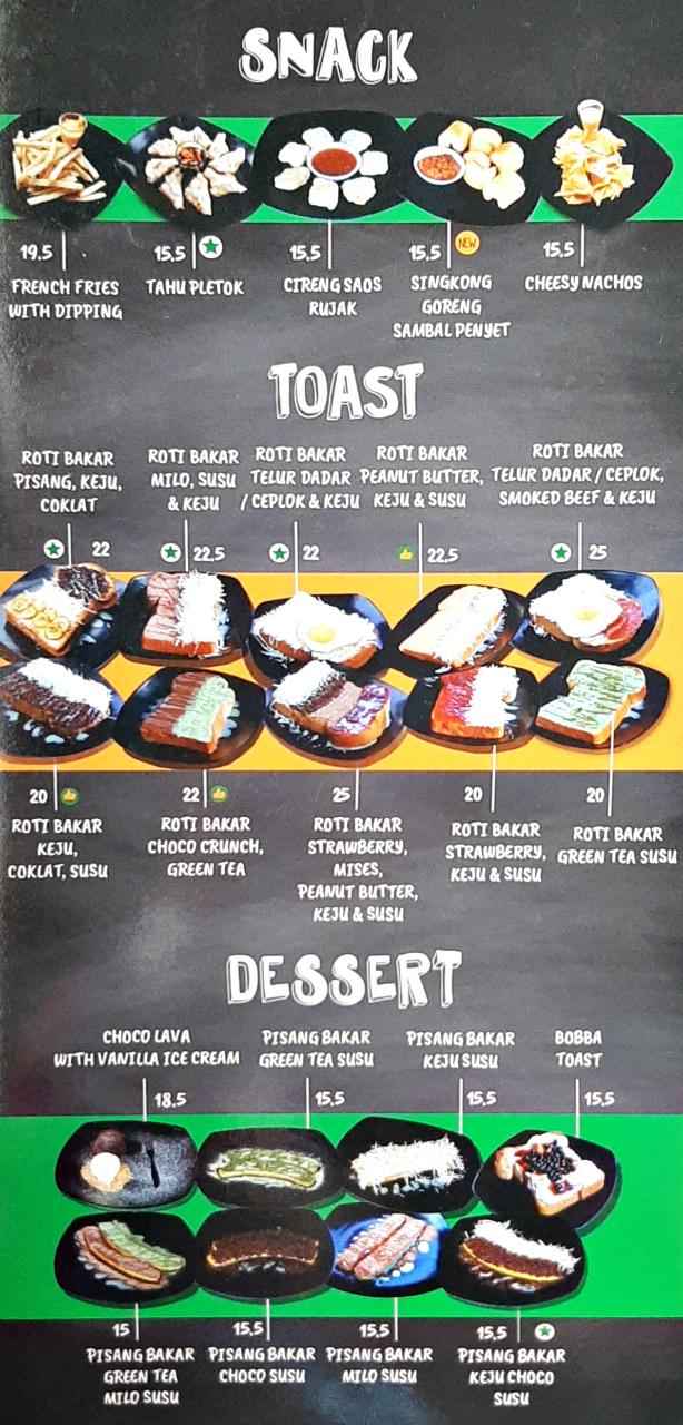 Menu at Eat Boss cafe, Bandung, Jl. Ciumbuleuit no. 108