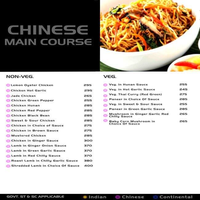 Menu at Ambience All Day Dining, Mumbai