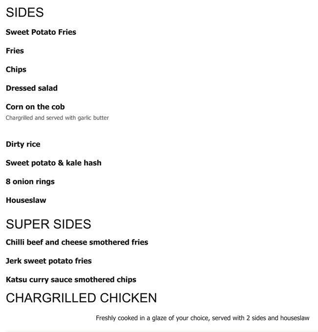 Menu at Freeman Arms pub & bar, Ashford