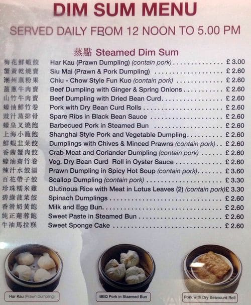 Menu at New Loon Fung Restaurant, London, 1/F-4/F