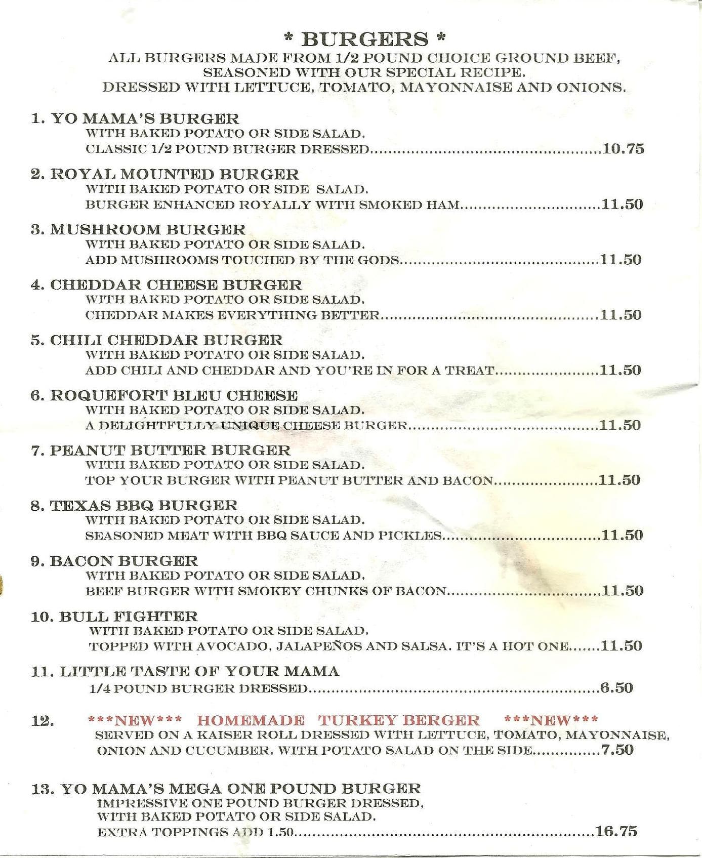 Menu at Port St Peter pub & bar, New Orleans