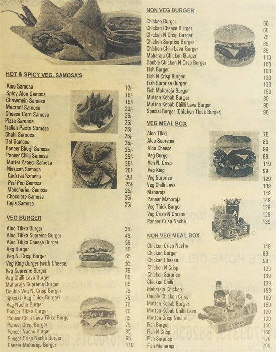 Samosa Station Menu, Menu for Samosa Station, Malviya Nagar, New Delhi ...