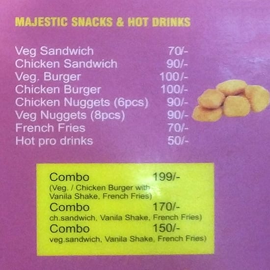 Amul Ice Cream Parlour Menu