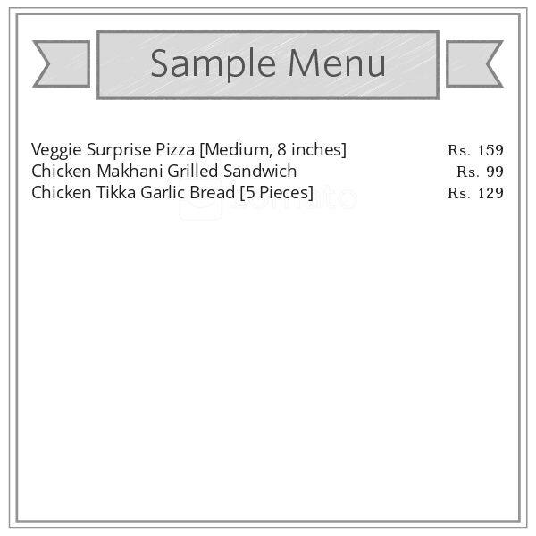 Menu of Bar Of Burger, Rohini, New Delhi