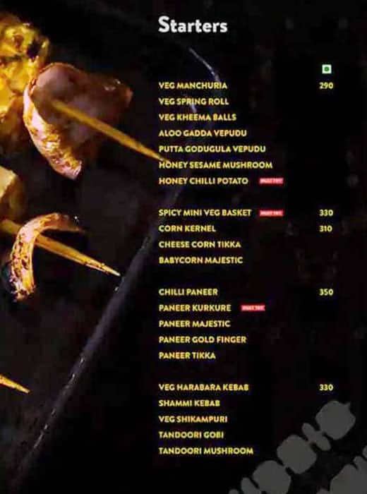 Menu of Pakka Telangana Foodie, Gachibowli, Hyderabad