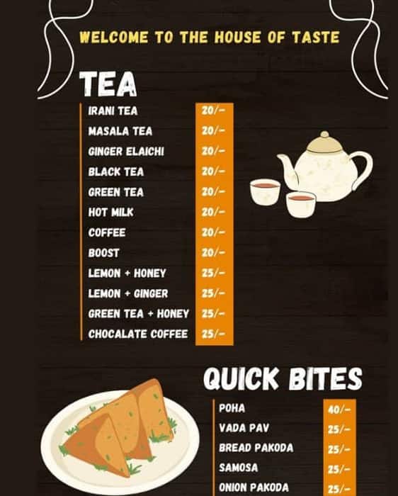 Menu of IRA Cafe, Brookefield, Bangalore