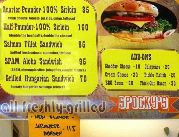 Menu at The Tea Bar, Quezon City