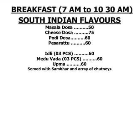 Menu at Sholay Kitchen, Kolkata